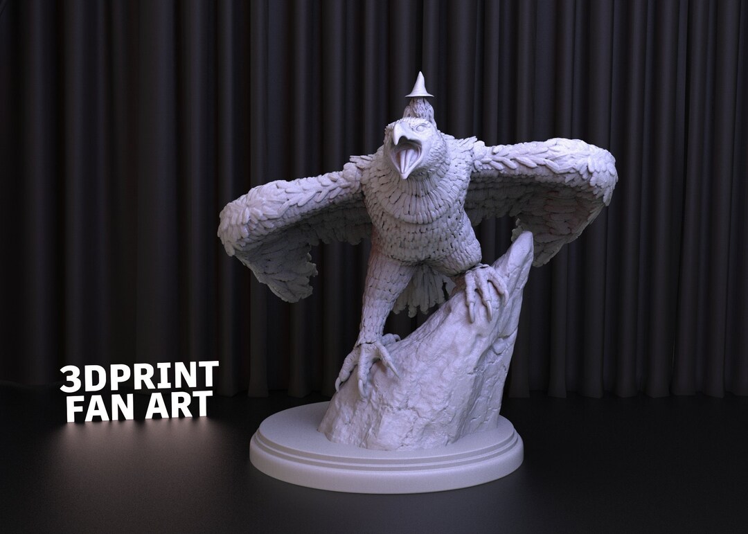Gandalf LOTR Eagle STL File, 3D Movie Printed STL, Downloadable Gandalf ...