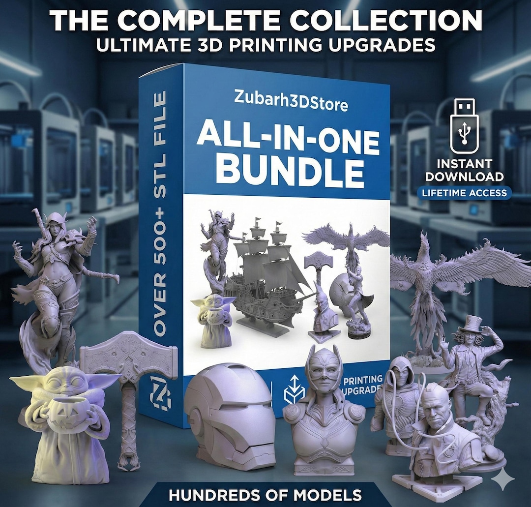 Stl Pack Bundle, Stl File 3d Printing 3D Print STL File for 3D Printing ...