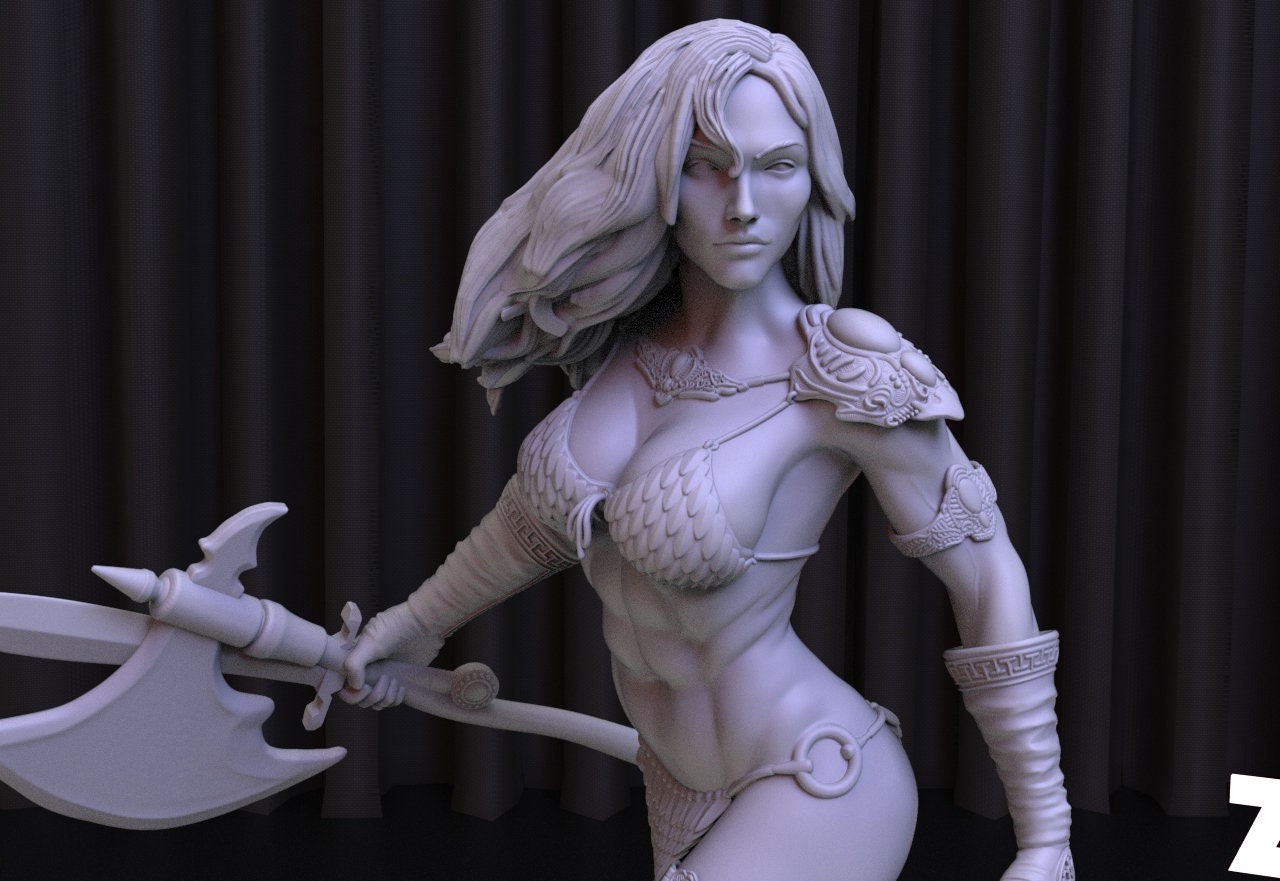 Red Sonja Nsfw 3D Print STL File for 3D Printing3d Digital - Etsy Canada