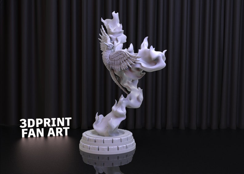 Hunger Games Phoenix Statue 3D Print STL File (digital Download) - Etsy
