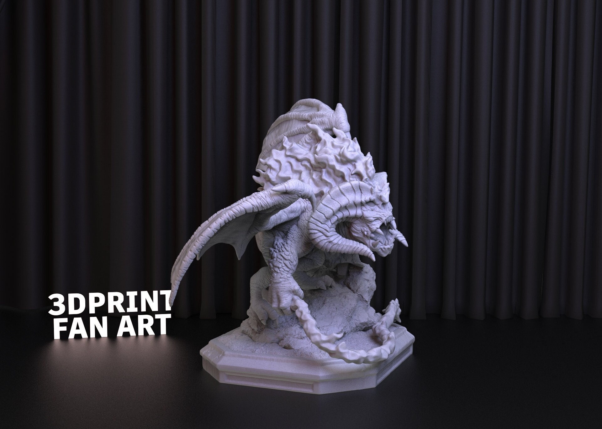 Balrog Statue STL File for 3D Printing (digital Download) - Etsy