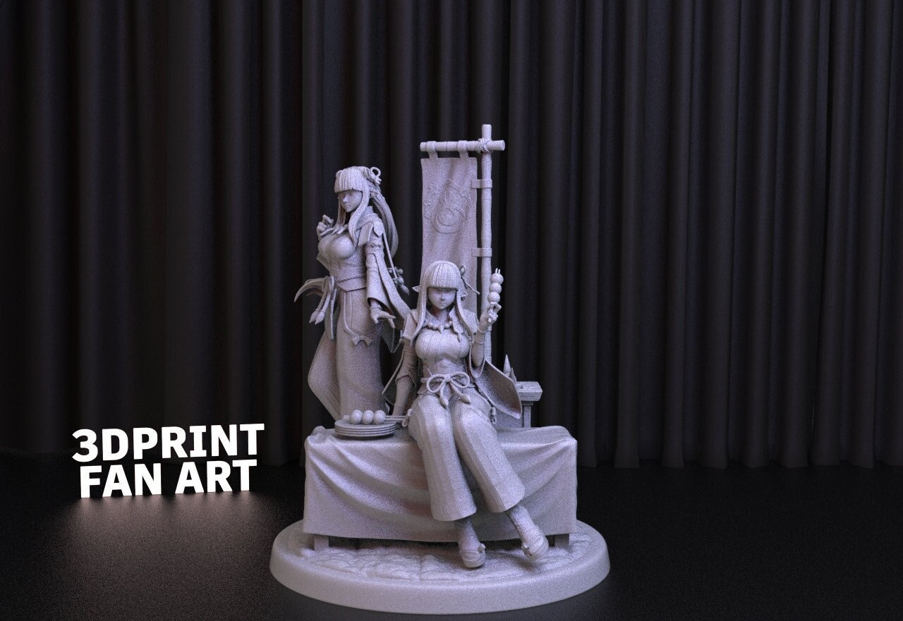 Hinoa Minoto Anime Girl STL 3D Model (print File) - Etsy