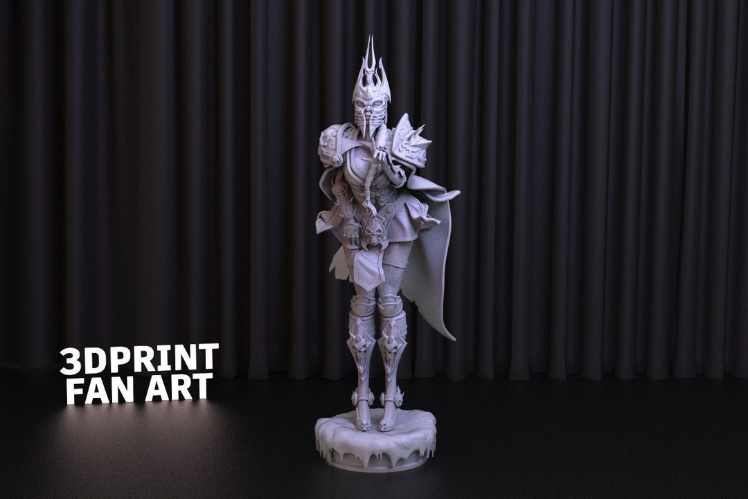 Lich King Girl 3D Print STL File for 3D Printing,3d Digital File ...