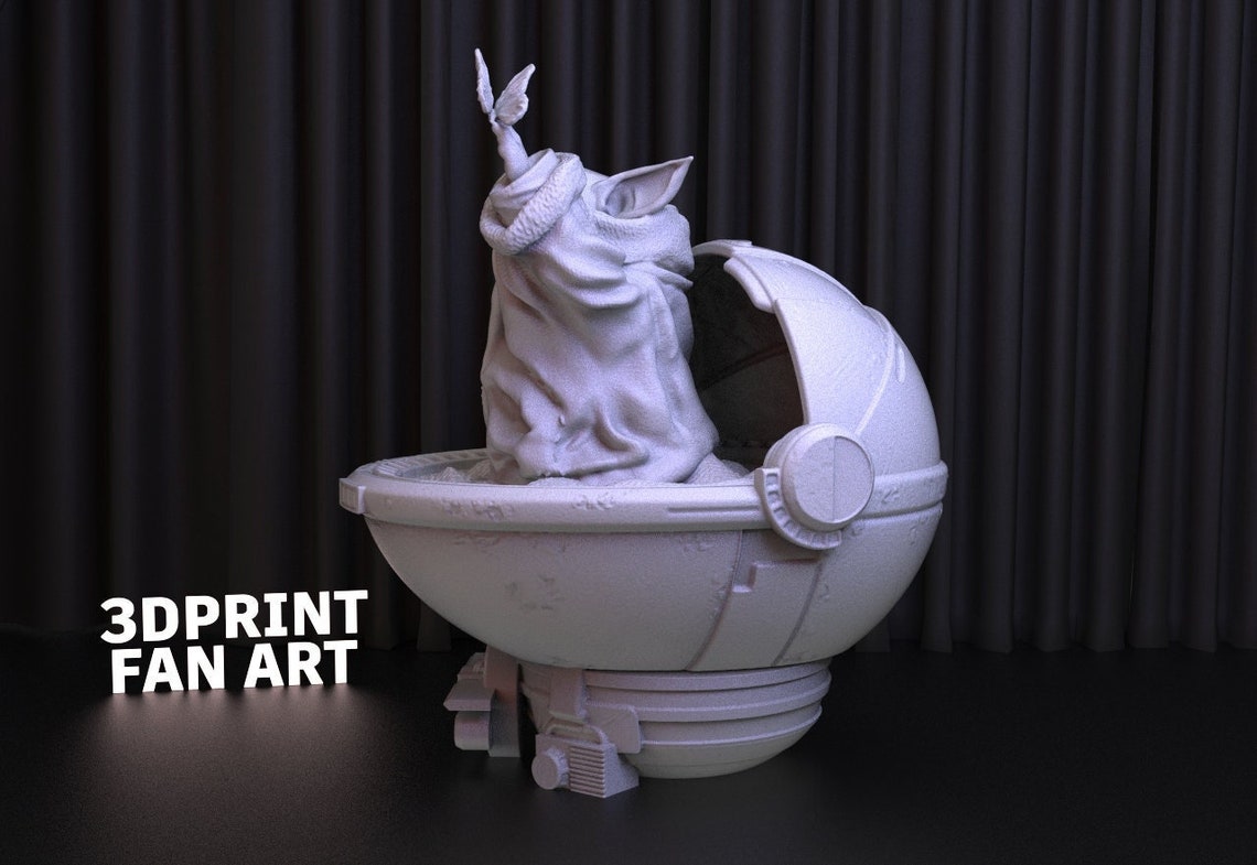 Star Wars Grogu 3D Print STL File for 3D Printing3d - Etsy Canada