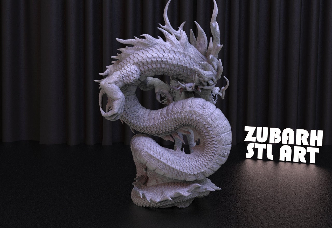 Anime Ryuu Statue STL File for 3D Printing (digital Download) - Etsy