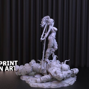 Dark Elf Sexy Woman 3D Print STL File for 3D Printing,3d Digital File ...