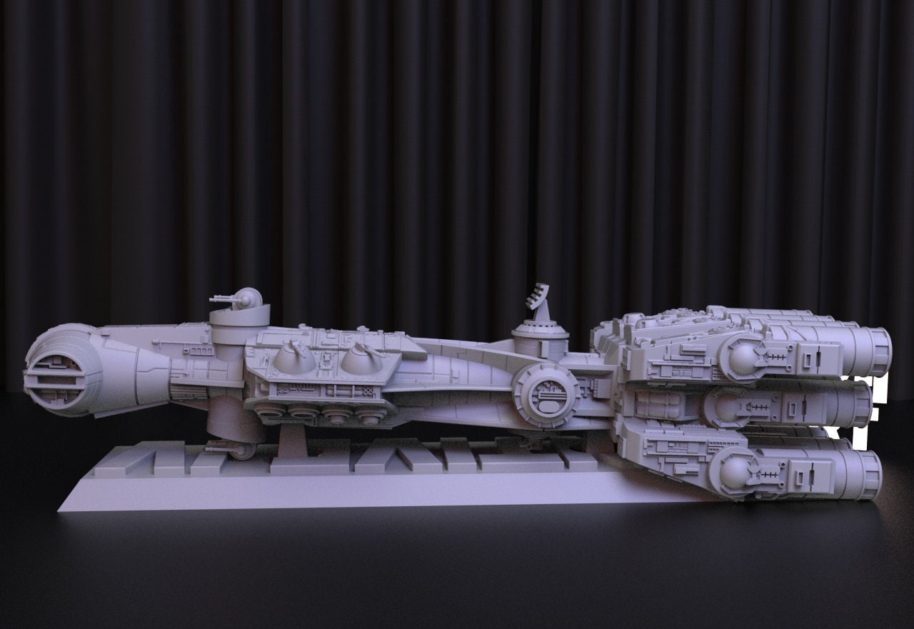 CR90 Corellian Corvette 3D Print STL File - Star Wars (digital Download ...