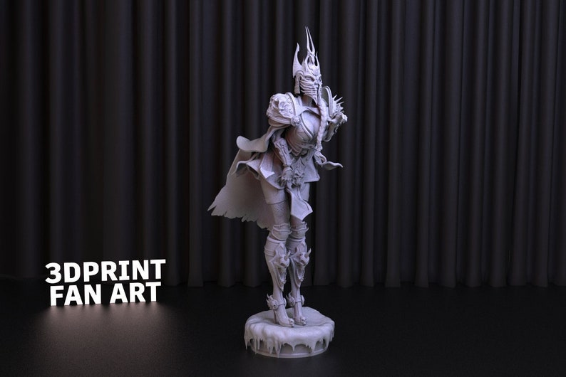 Lich King Girl 3D Print STL File for 3D Printing3d Digital - Etsy