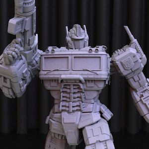 Optimus Prime STL File: 3D Printer Model Figure (digital Download) - Etsy