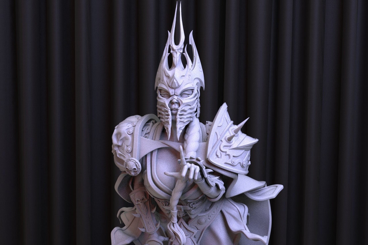 Lich King Girl 3D Print STL File for 3D Printing3d Digital - Etsy Australia