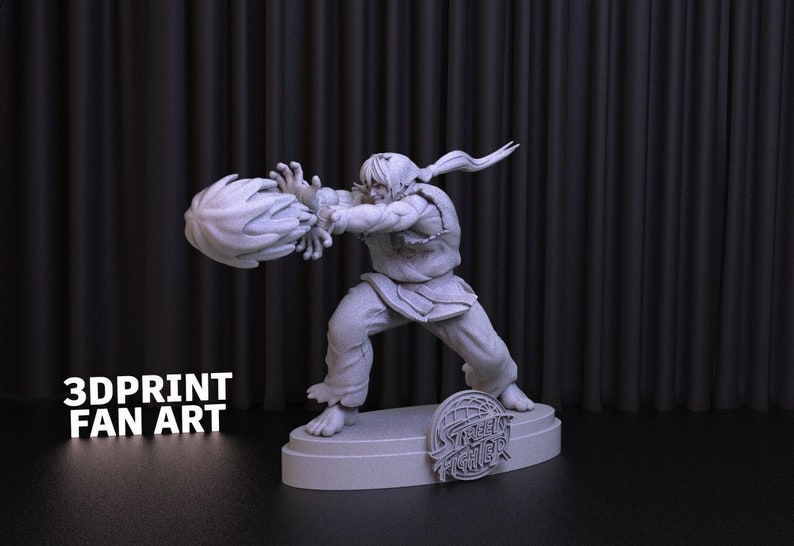 Ken Street Fighter 3D Print STL File for 3D Printing3d - Etsy Australia