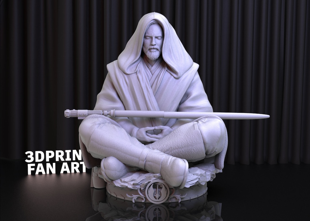 Star Wars Obi Wan Kenobi 3D Print STL File for 3D Printing,3d Digital ...