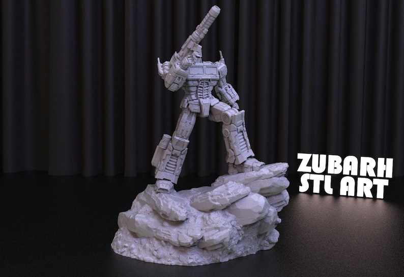 Optimus Prime Stl Files Figure 3D Printer 3D Model Figure - Etsy UK