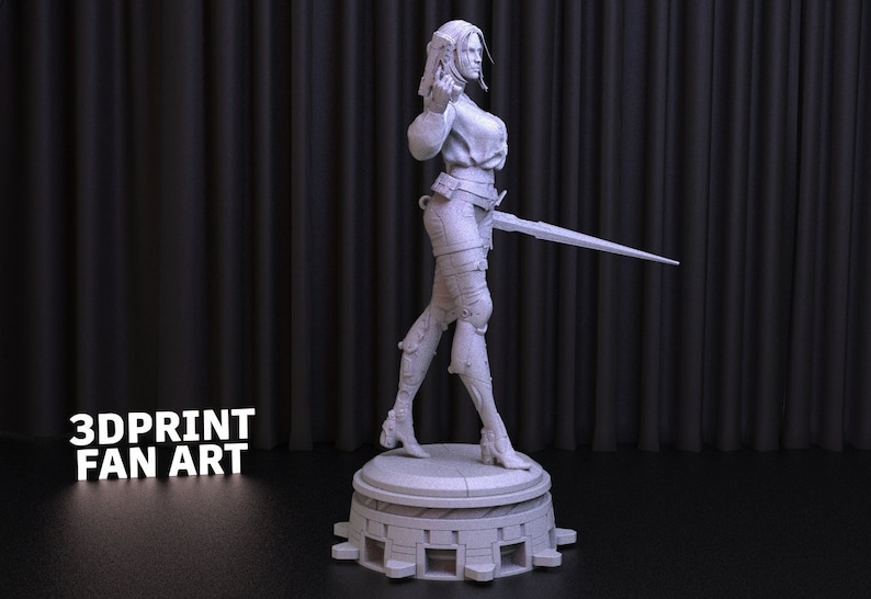 Ciri Cyberpunk 2077 3D Print STL File for 3D Printing3d - Etsy