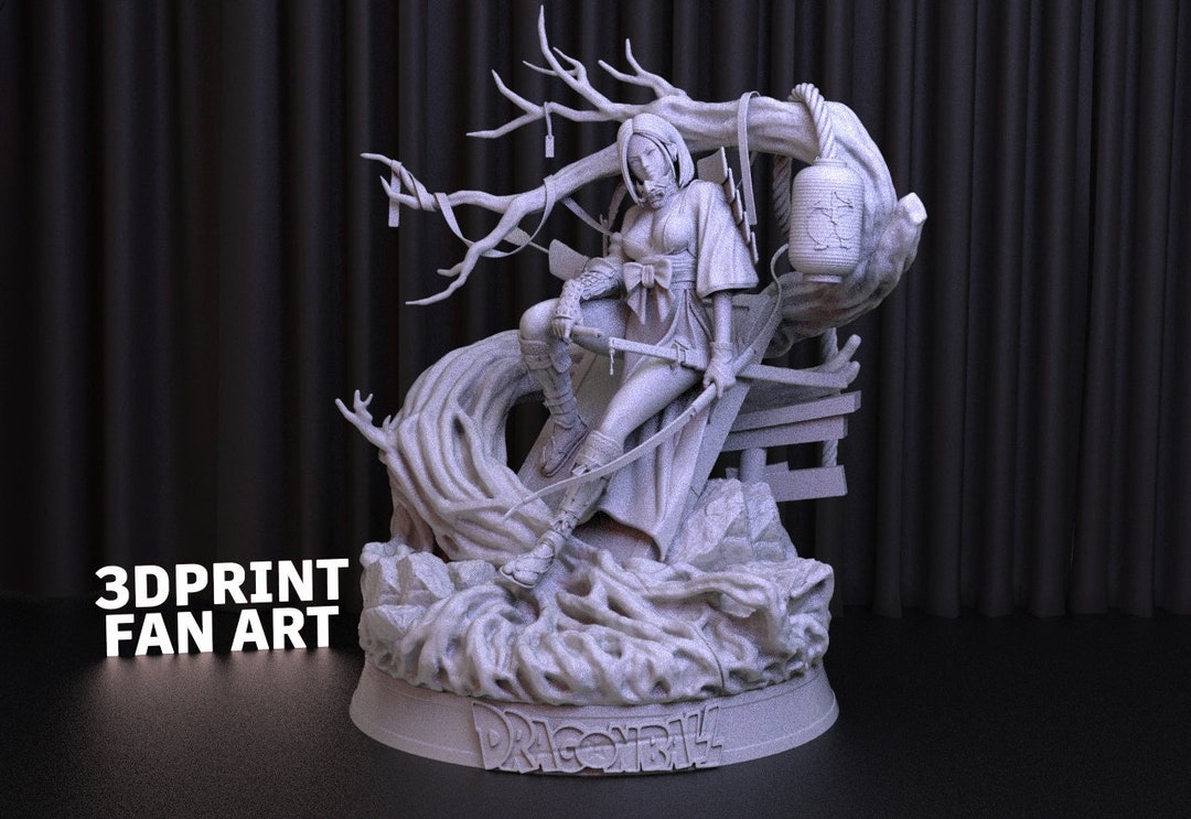 Android 18 Anime Figure 3D Print STL File (instant Download) - Etsy