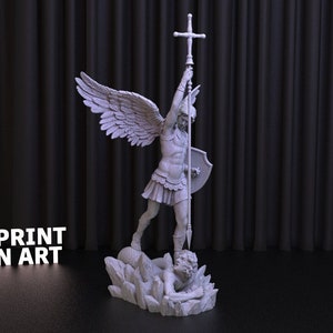 Archangel Michael 3D Print STL File for 3D Printing,3d Digital File ...