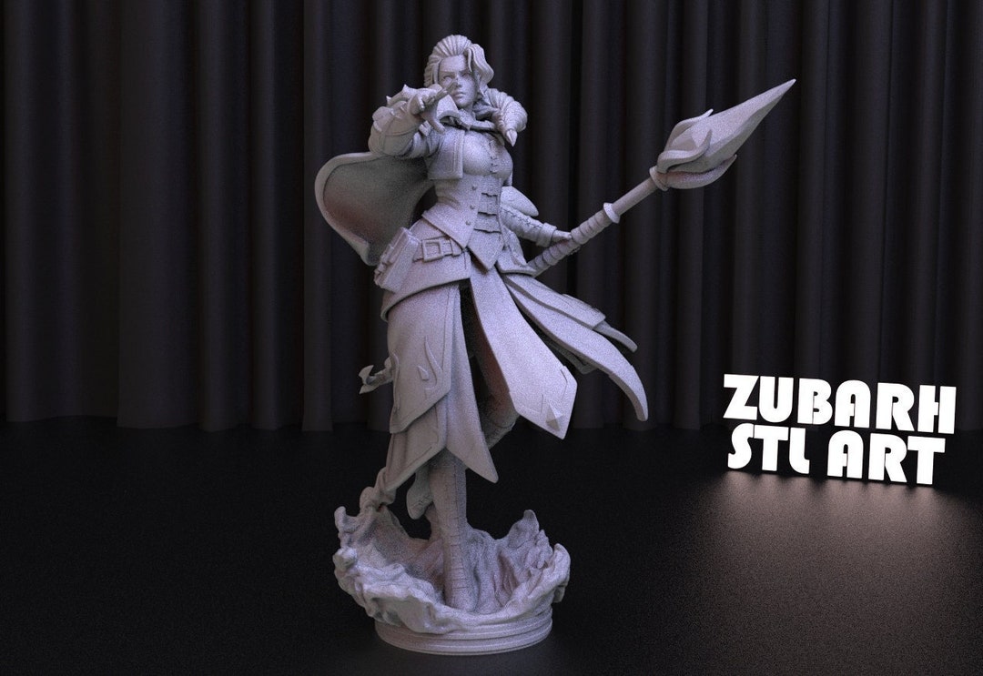 Jaina Proudmoore STL File for 3D Printing,3d Digital File, Stl 3D Model ...