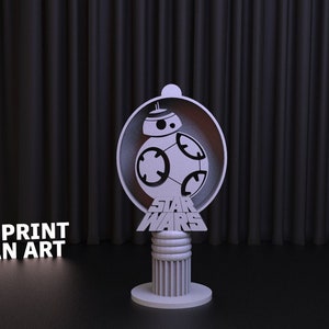 Star Wars BB8 Headphone Stand 3D Print STL File for 3D Printing,gaming ...