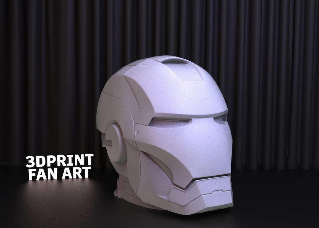 Iron Man Headphone Stand STL File: 3D Print Gaming Decor (digital ...