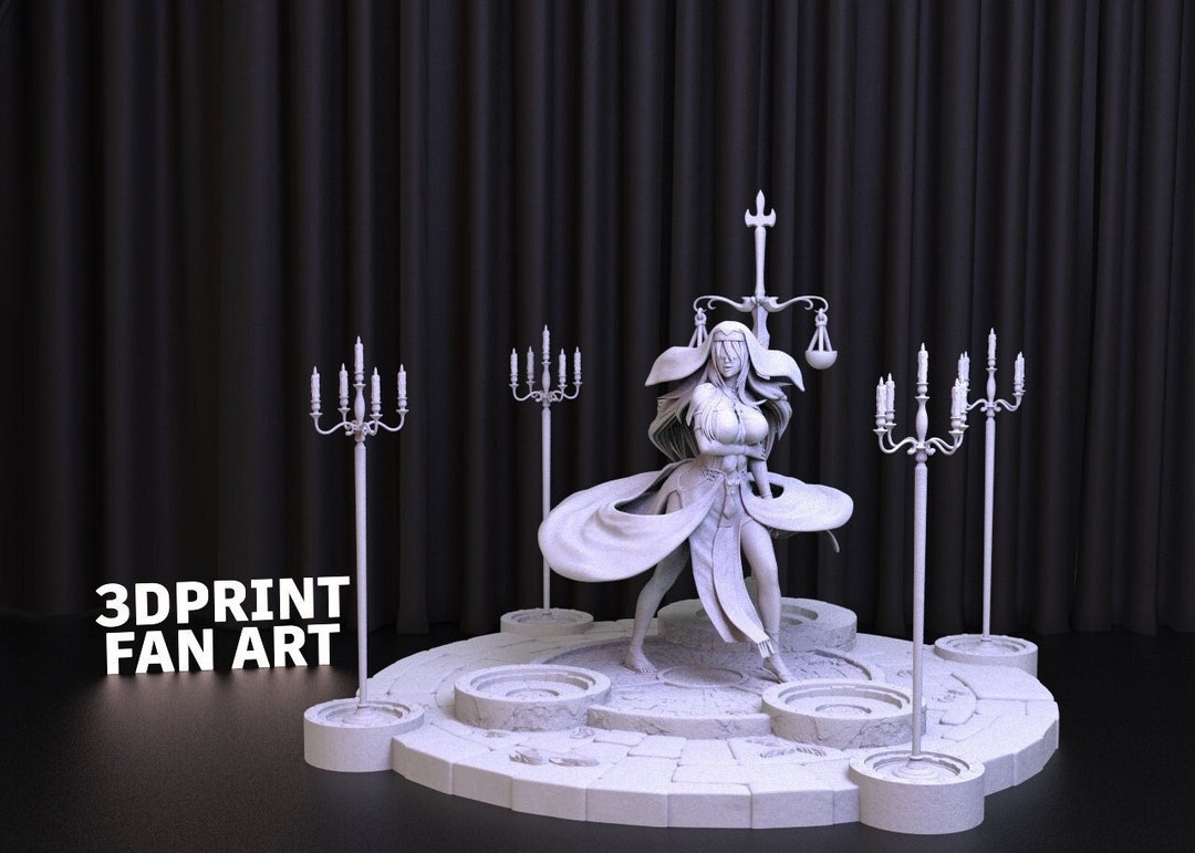 Sword Maiden Nun STL File: 3D Print Digital Download - Etsy