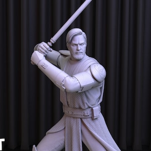 General Obi Wan Kenobi Star Wars 3D Print STL File for 3D Printing,3d ...