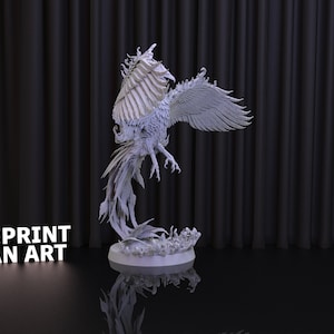 Phoenix Statue 3D Print STL File for 3D Printing,3d Digital,instant ...