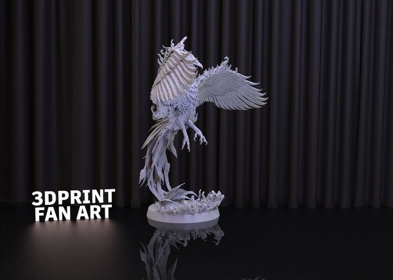 Phoenix Statue 3D Print STL File for 3D Printing,3d Digital,instant ...