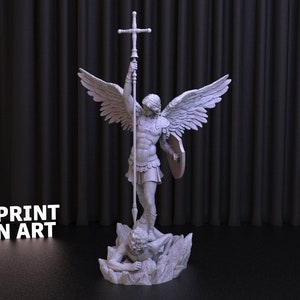Archangel Michael 3D Print STL File for 3D Printing,3d Digital File ...
