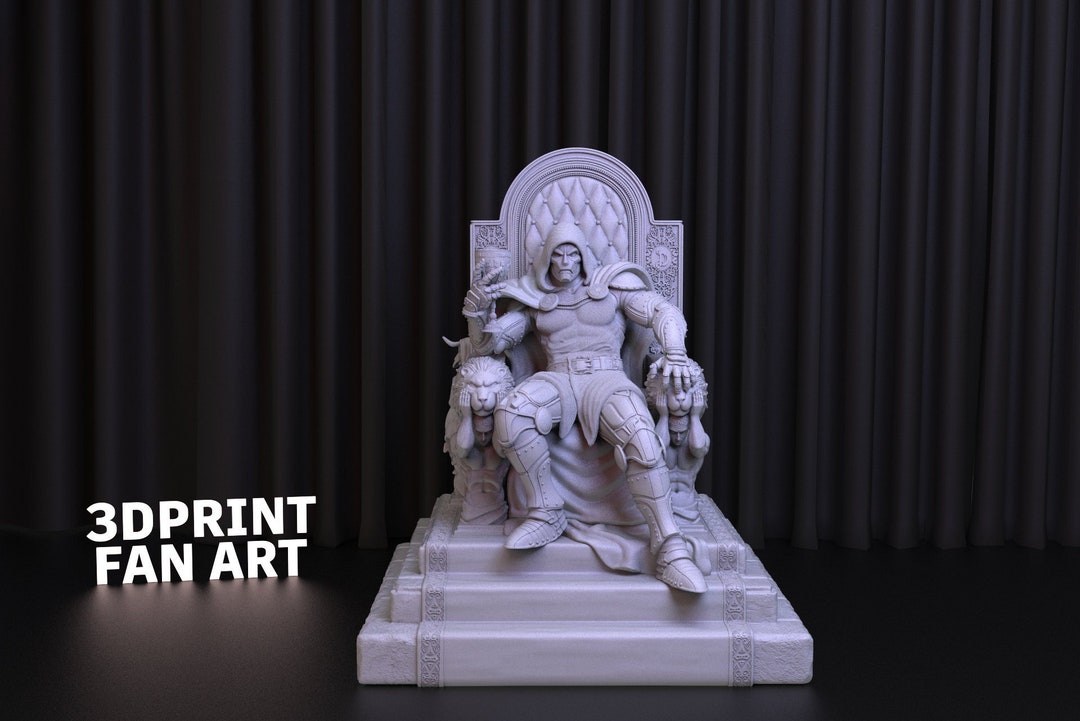 Doctor Doom 3D Print STL File for 3D Printing,3d Digital, Instant ...