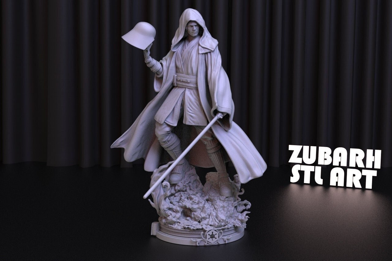 Anakin Skywalker 3D Print STL File for 3D Printing,3d Digital File ...