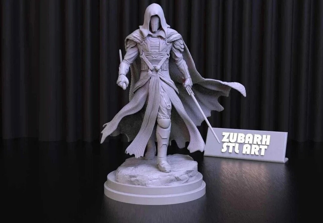 Darth Raven Star Wars Stl File for 3D Printer, Action Figure Stl File ...