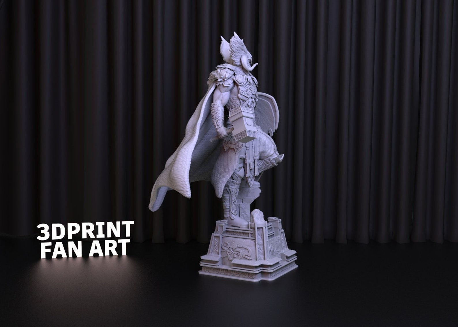 Viking Thor STL File: 3D Printer Model (digital Download) - Etsy
