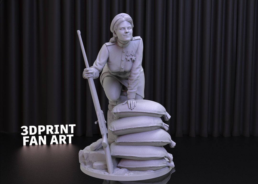 Roza Soldier WW2 3D Print STL File for 3D Printing,3d Digital,instant ...