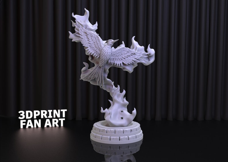 Hunger Games Phoenix Statue 3D Print STL File (digital Download) - Etsy