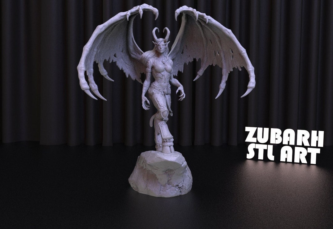 Demon Hunter World of Warcraft STL File for 3D Printing,3d Digital File ...