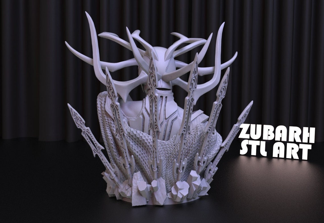 Marvel Hela Bust 3D Print STL File for 3D Printing,3d Digital File ...