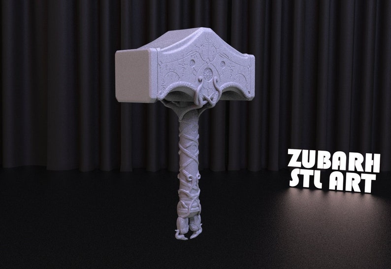 God of War Mjolnir STL File: Thor 3D Model for 3D Printer - Etsy