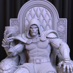 Doctor Doom 3D Print STL File for 3D Printing,3d Digital, Instant ...