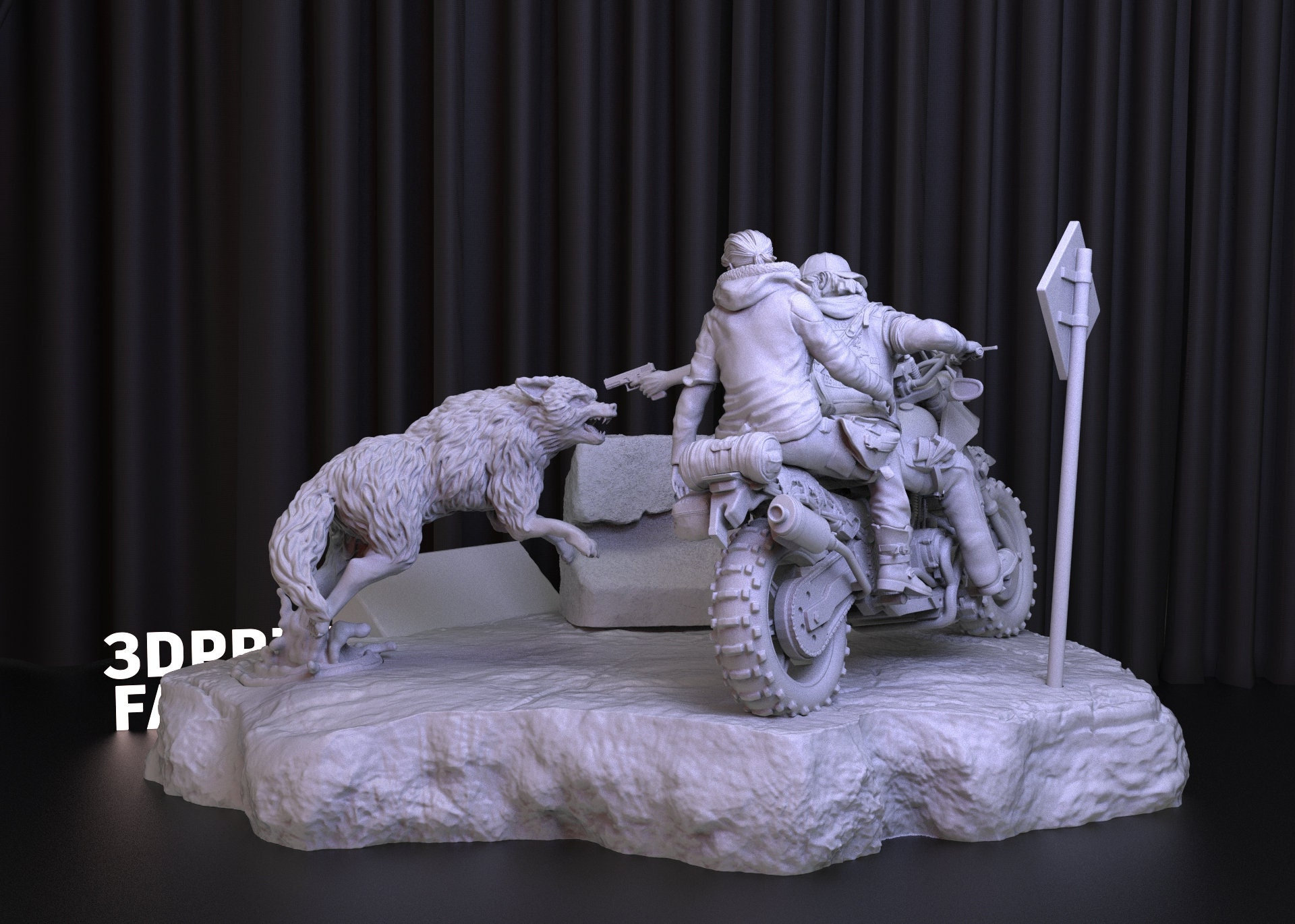 Days Gone Statue STL File for 3D Printing (digital Download) - Etsy UK