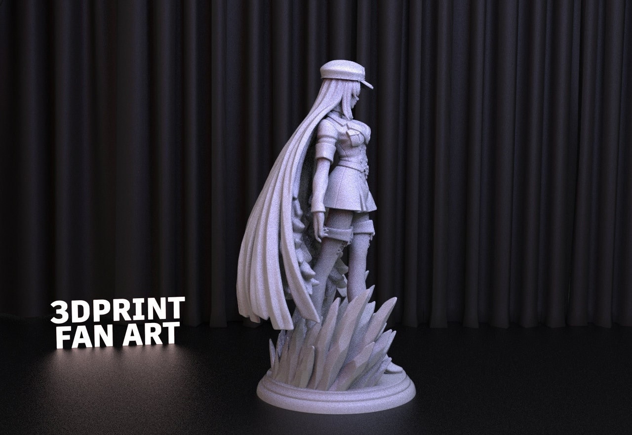 Esdeath-mitsukage Statue 3D Print STL File (digital Download) - Etsy