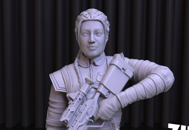 Fennec Shand Statue STL File - Star Wars 3D Print (digital Download) - Etsy