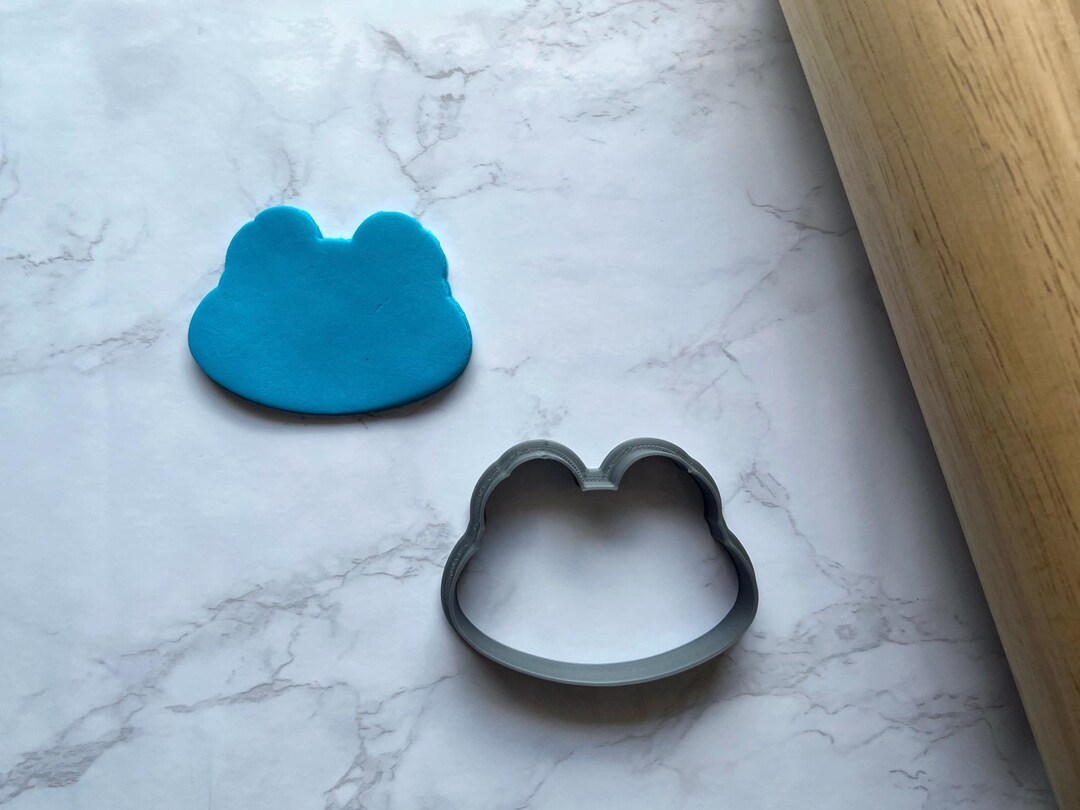 Frog Face Cookie Cutter Fondant Cutter Clay Cutter - Etsy