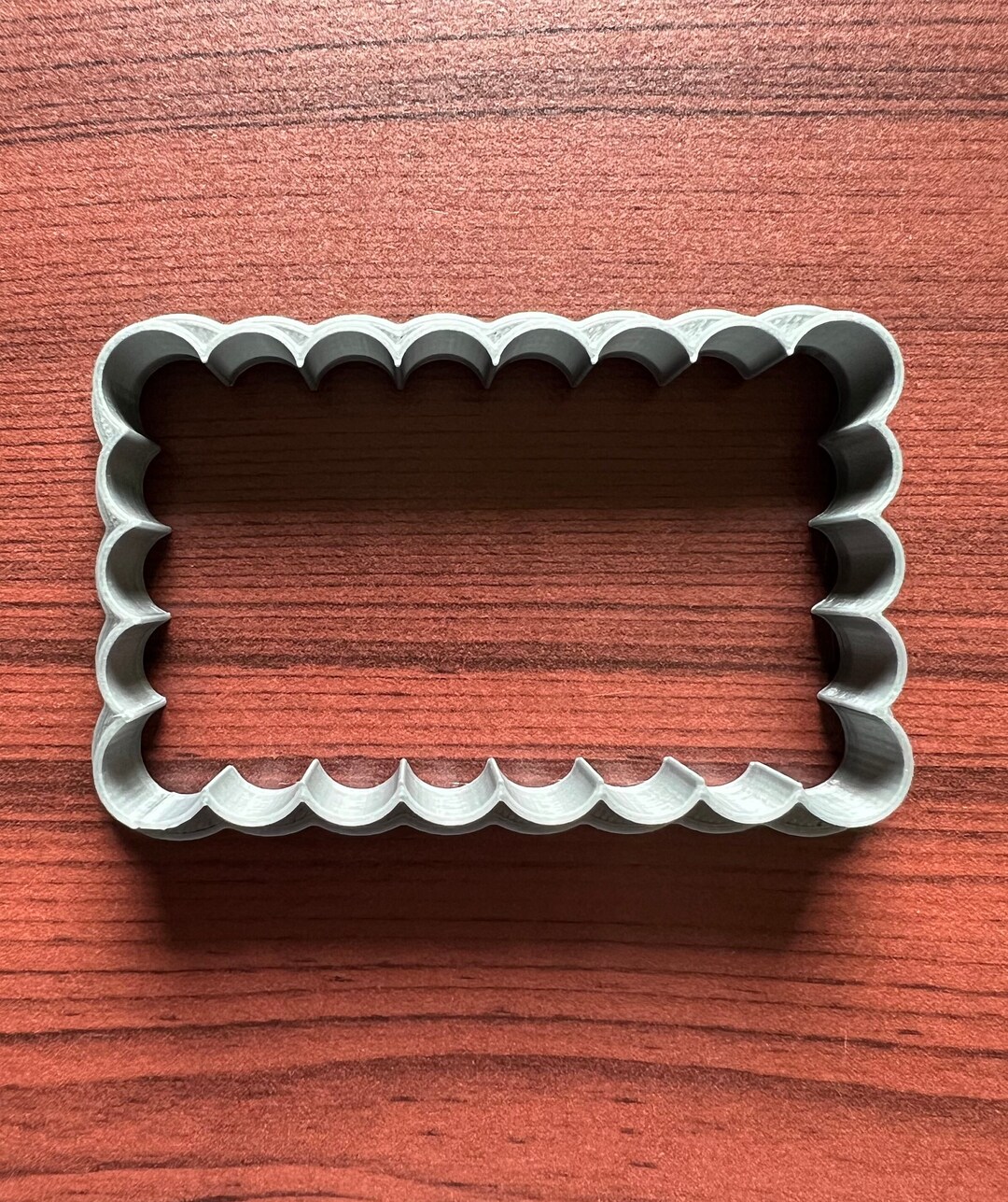 Scalloped Edged Rectangle 1 Cookie Cutter Fondant Cutter Clay Cutter - Etsy