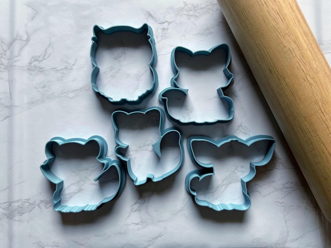 Cute Woodland Animals Cookie Cutter Set Fondant Cutters Clay Cutters - Etsy