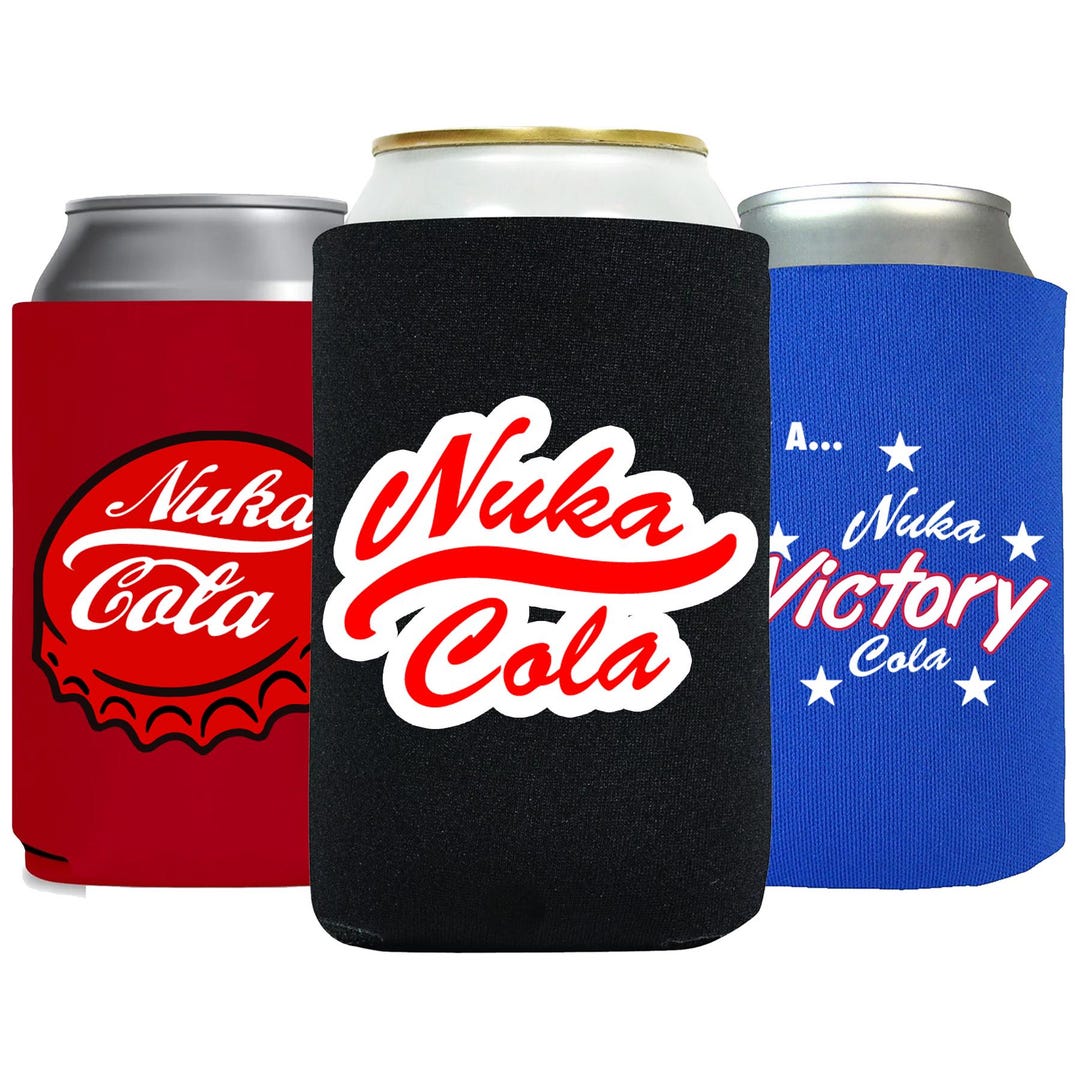 Fallout Can Cooler, Nuka Cola Caps, Fallout 76 New Vegas Merch, Beer ...