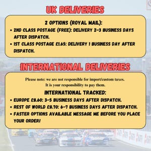 Personalised Registration Rally Car Birthday Card Customised Rally Car ...