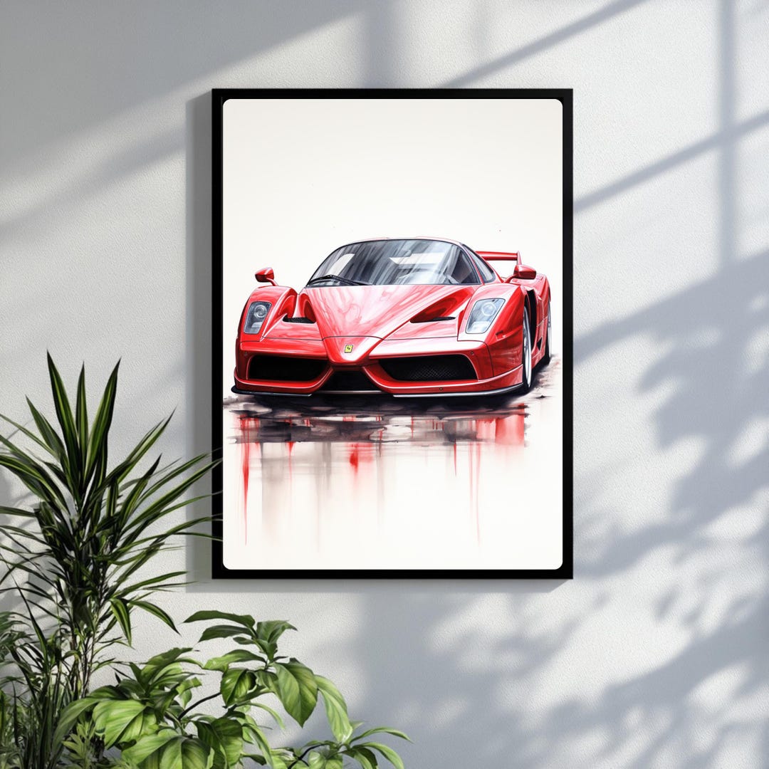Supercar Poster Supercar Wall Decor Wall Art for Car Lover Gift for Car ...