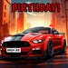 Personalised Registration Ford Mustang Birthday Card Mustang Birthday ...