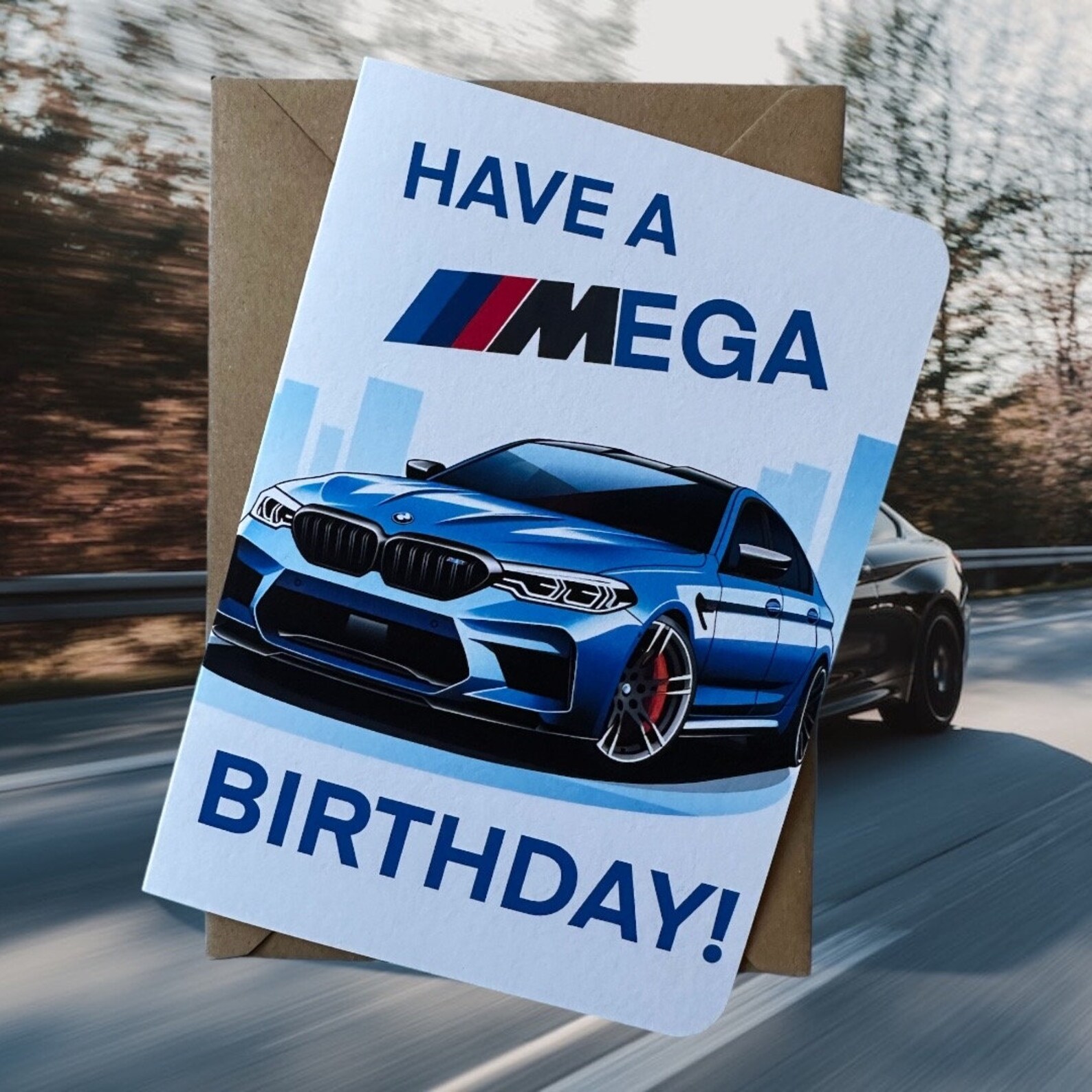 BMW M5 Birthday Card M5 Birthday Card Gift for Car Lover Birthday Card ...