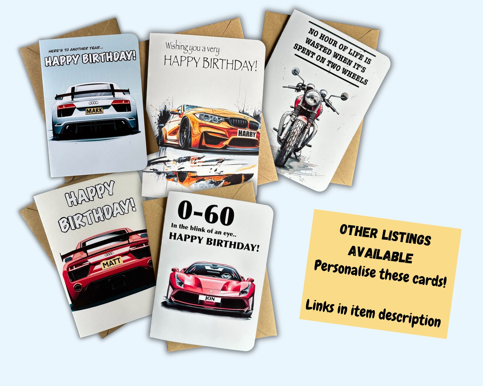 BMW M3 Personalised Registration Plate Anniversary or Birthday Card BMW ...
